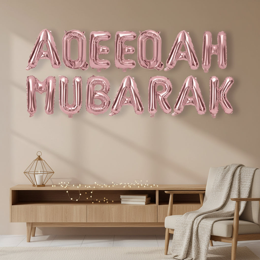 Shop Aqeeqah Mubarak Decoration Items Online - Eid Party