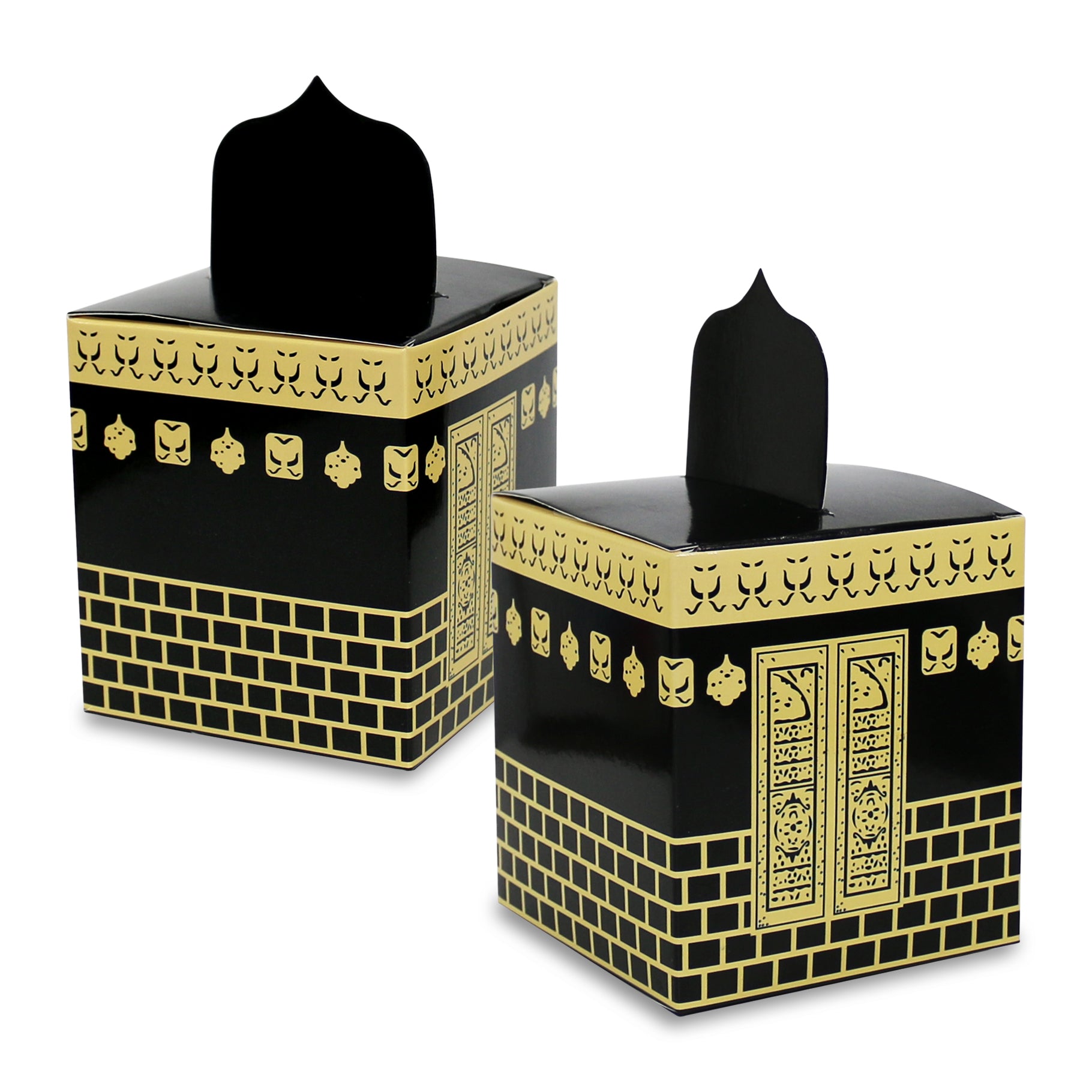 Black Makka Madina Kaaba Quran Box And Rehal, Size